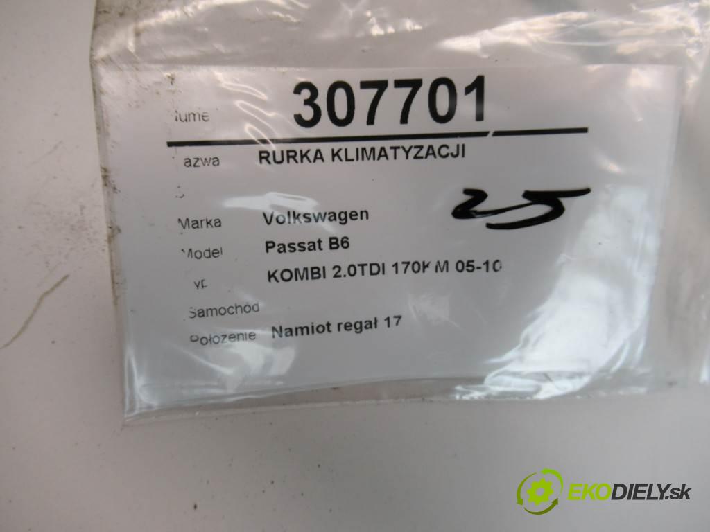 Volkswagen Passat B6 KOMBI 2.0TDI 170KM 05-10 rúrka klimatizace ...