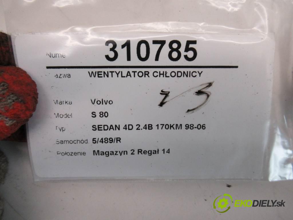 Volvo S 80 2000 125 kW SEDAN 4D 2.4B 170KM 98-06 2400 ventilátor ...