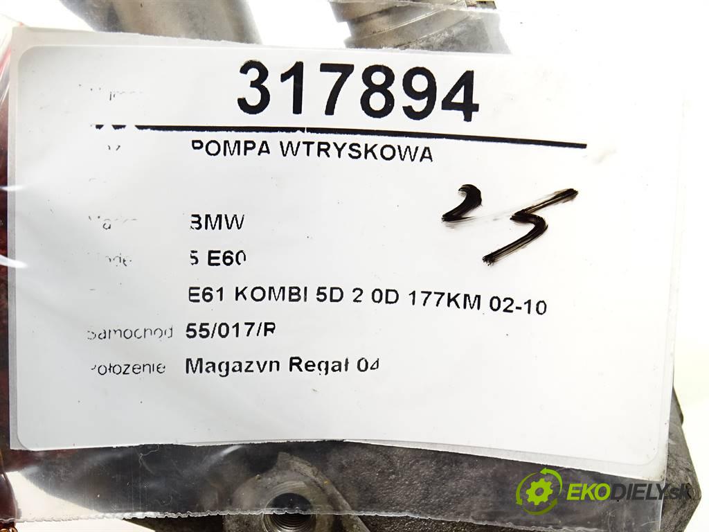 BMW 5 E60 2010 130 kW E61 KOMBI 5D 2.0D 177KM 02-10 2000 pumpa ...