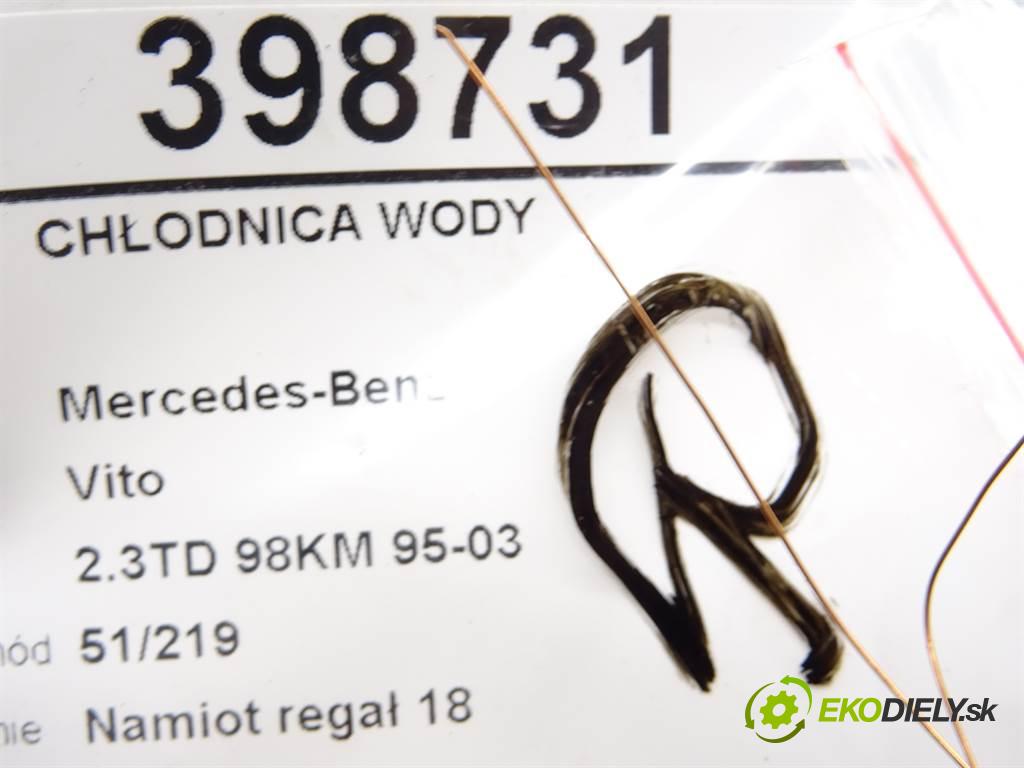 Mercedes-Benz Vito 1998 72 kW 2.3TD 98KM 95-03 2200 chladič vody ...