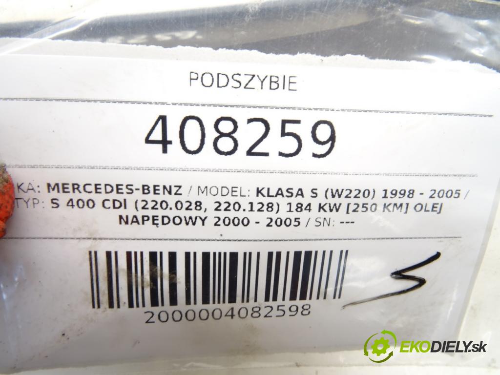 MERCEDES-BENZ KLASA S (W220) 1998 - 2005 S 400 CDI (220.028, 220.128 ...