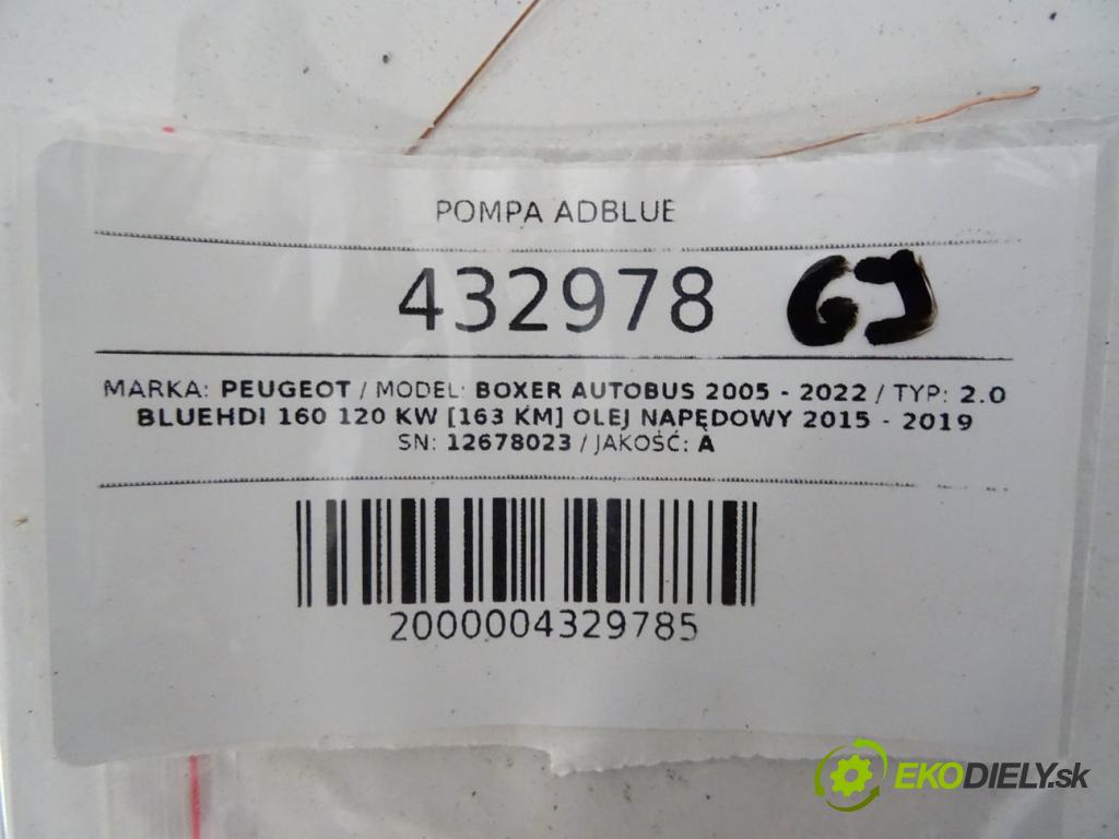PEUGEOT BOXER Autobus 2005 - 2022 2.0 BlueHDi 160 120 kW [163 KM] olej ...