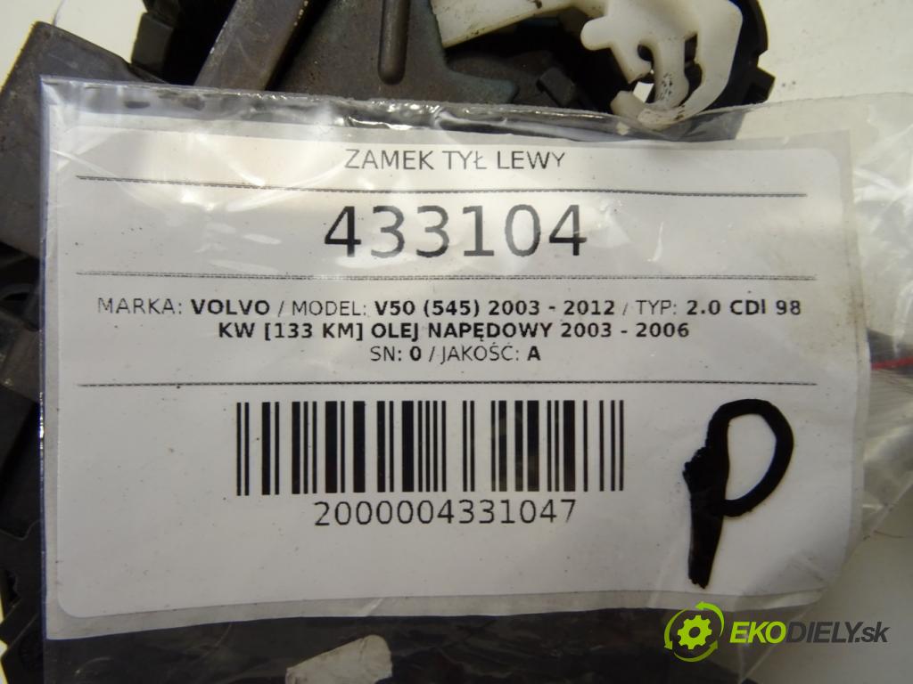 VOLVO V50 (545) 2003 - 2012 2.0 CDI 98 kW [133 KM] olej napędowy 2003 ...
