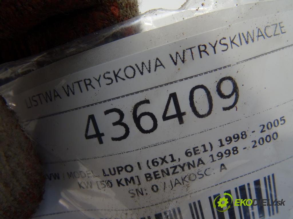 VW LUPO I (6X1, 6E1) 1998 - 2005 1.0 37 kW [50 KM] benzyna 1998 - 2000 ...