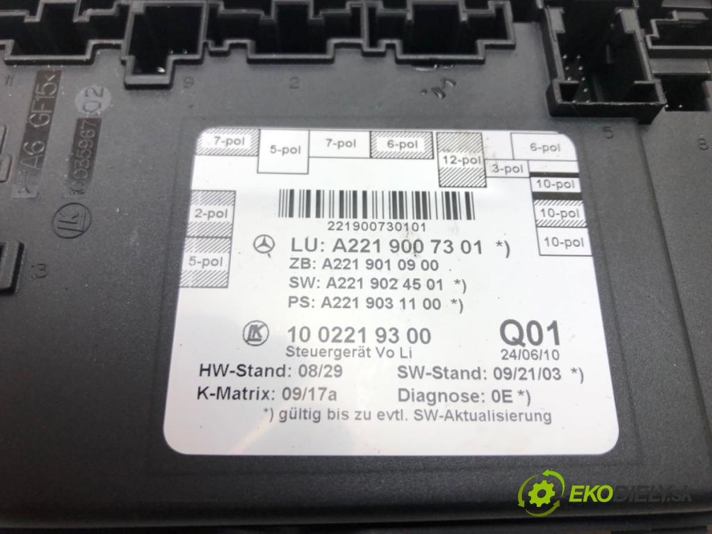 MERCEDES-BENZ KLASA S (W221) 2005 - 2013 S 500 (221.071, 221.171) 285 ...