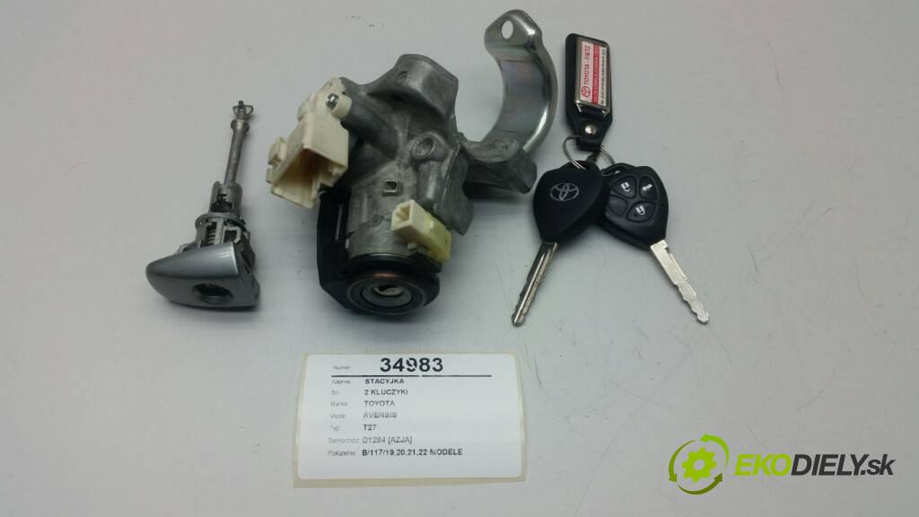 TOYOTA AVENSIS T27 2009 150 kW T27 2.2 D4D spinačka 2 KLUCZYKI ...