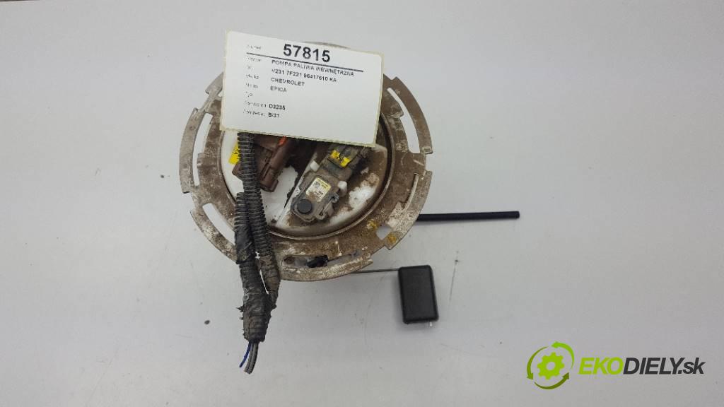 CHEVROLET EPICA 2007 156 kW 2492 Pumpa paliva vnútorná V231 7F221 ...