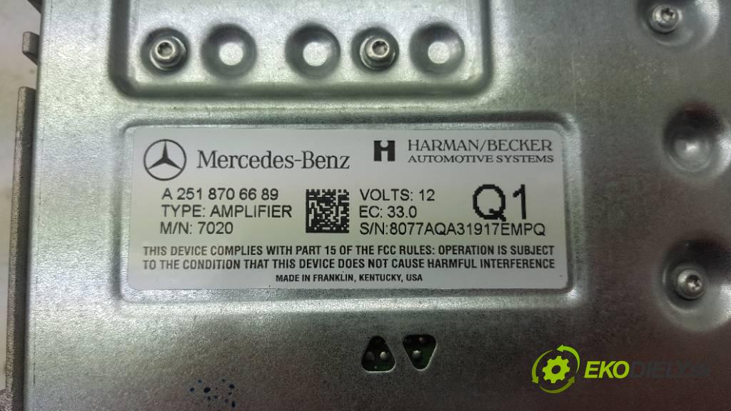MERCEDES-BENZ R350 4 MATIC 2007 200kW 4 MATIC 3498 zesilovač Antenní ...