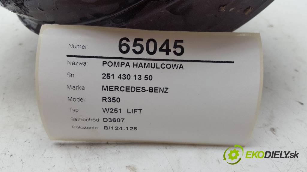 MERCEDES-BENZ R350 W251 LIFT 2010 195kW W251 LIFT 2987 Pumpa brzdová ...
