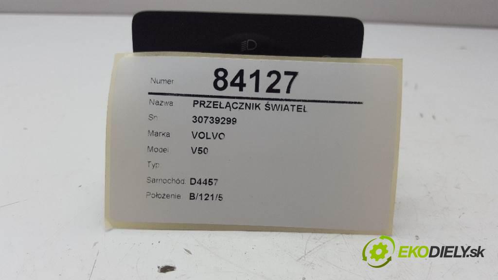 VOLVO V50 2009 136 kW 1997 přepínač světel 30739299 (Ovládaní topení a ...
