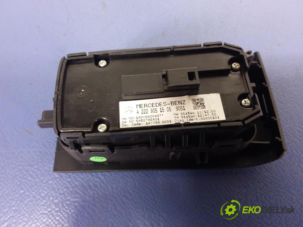 Mercedes S-klasa 2014 Přepínač Sklenka: A2229051505 | EkoDily.cz