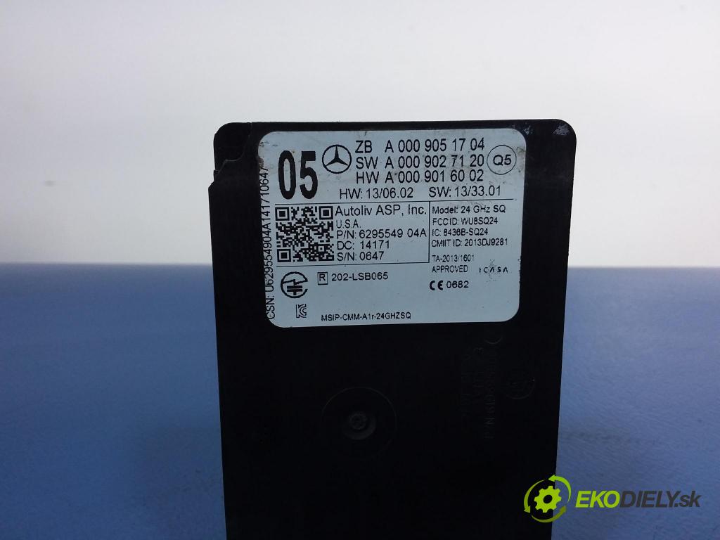Mercedes S-klasa 2014 Radar: A0009051704 | EkoDiely.sk