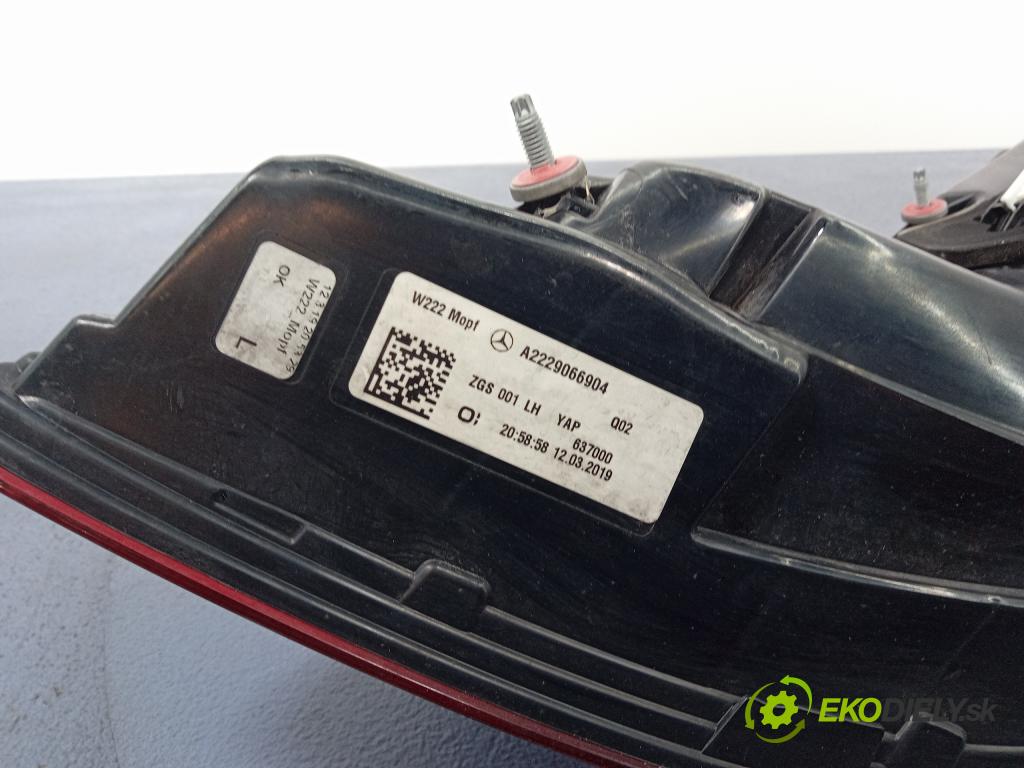 Mercedes S-klasa 2019 světlo Vy levá Mimo A2229066904 | EkoDily.cz