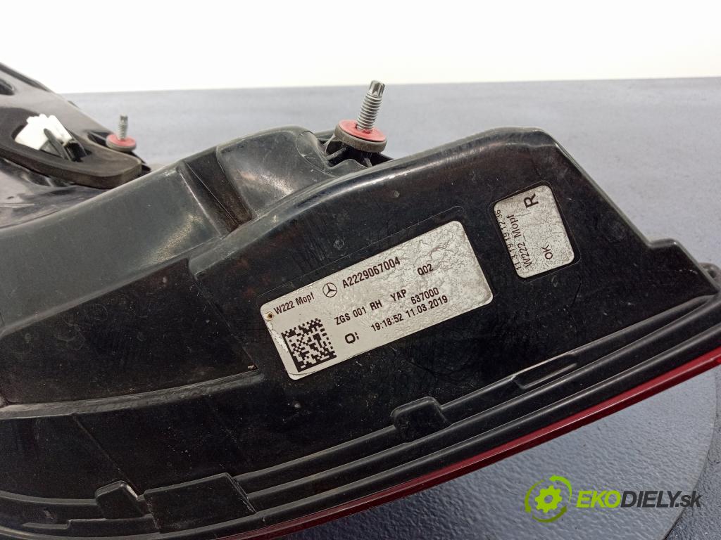 Mercedes S-klasa 2019 světlo Vy Práva: Mimo A2229067004 | EkoDily.cz